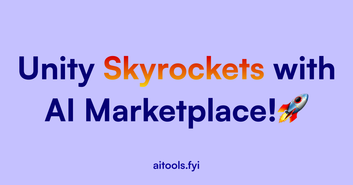 Unity's Shares Soar as AI Marketplace Takes Flight!