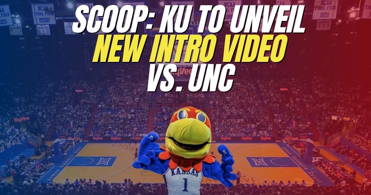 Hearing😲 KU to Unveil New Intro Video vs. UNC