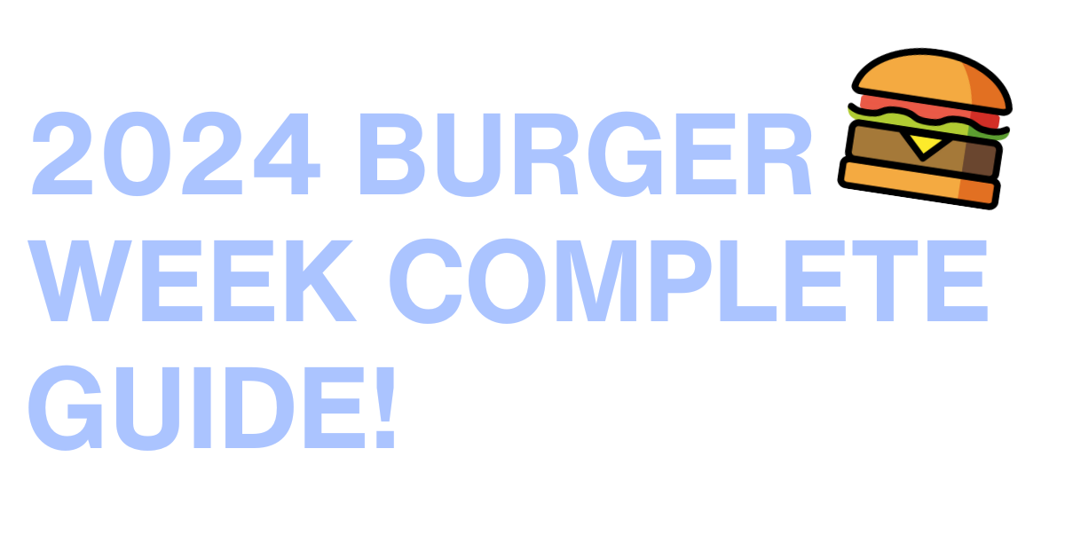 Winnipeg Burger Week Full Guide!