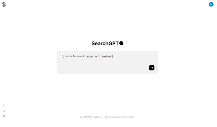 OpenAI launched SearchGPT, an AI-powered search engine