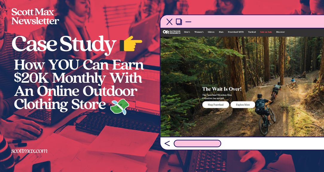 Case Study: How YOU Can Earn $20K/Mo With An Outdoor Clothing E-Store