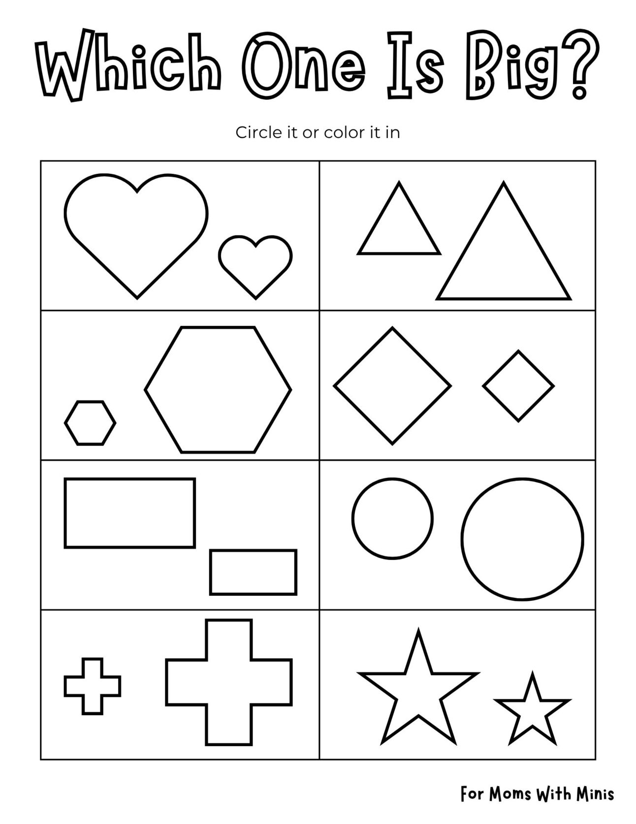 Shapes Big and Small