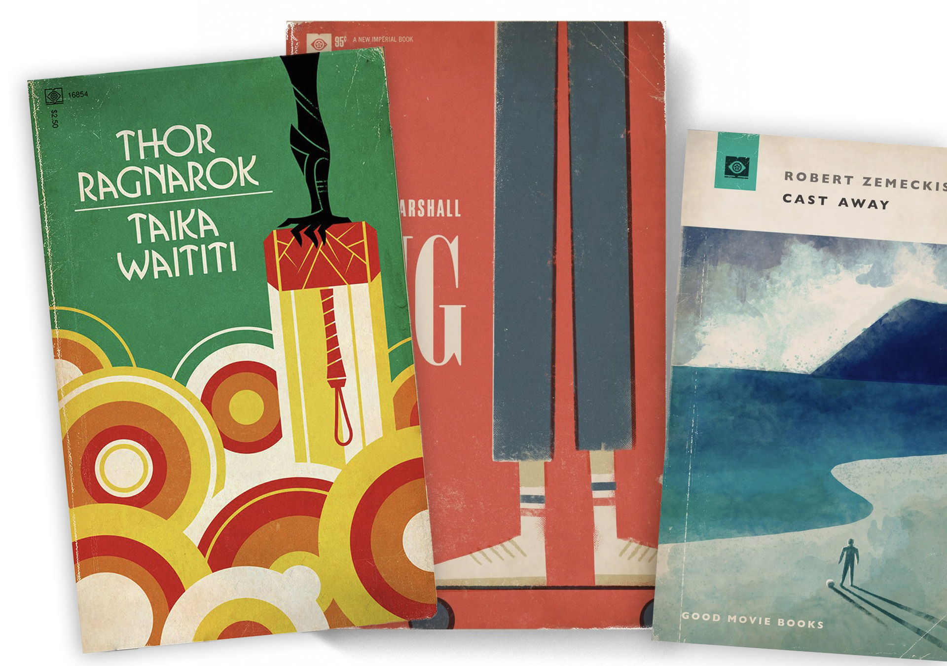 Great Movies Reimagined as Old, Worn Books