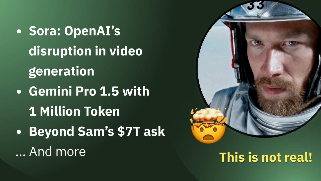 AI Video Generation Solved By OpenAI - What are its applications? 1M token with Gemini, Aya, and ...