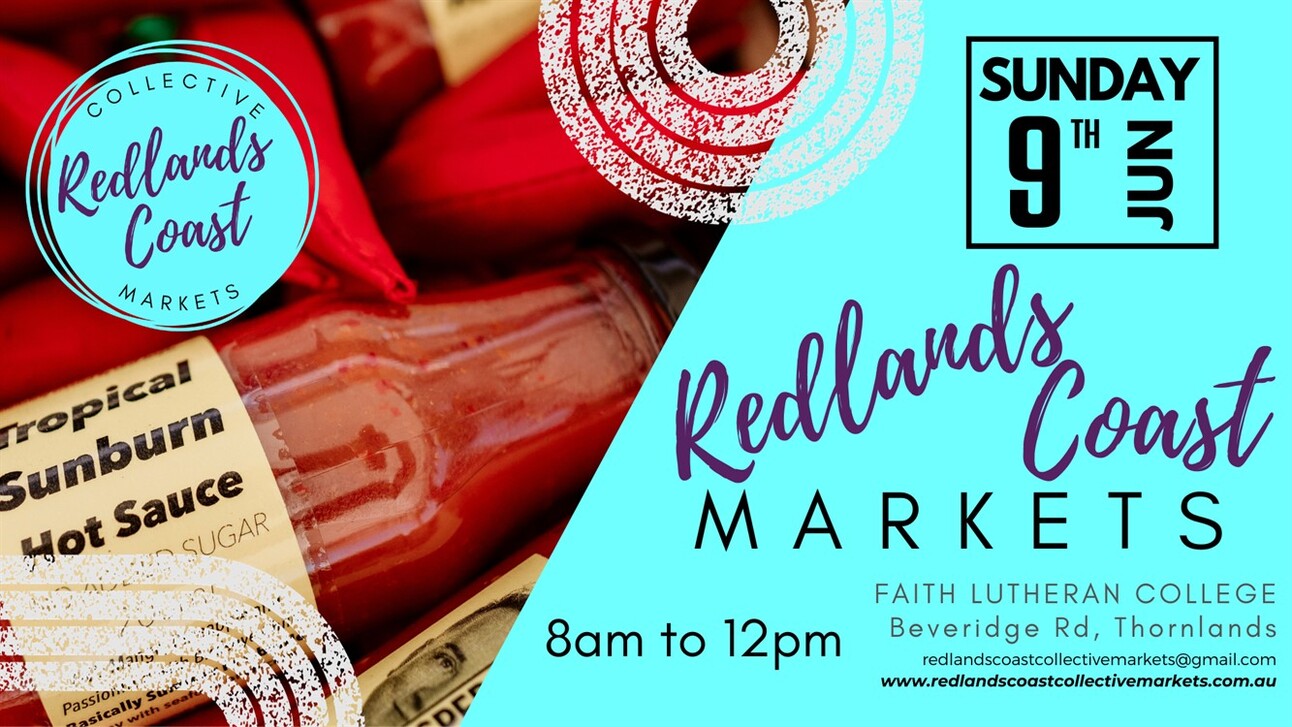 🔵 The LARGEST Market on the Redlands Coast this Sunday