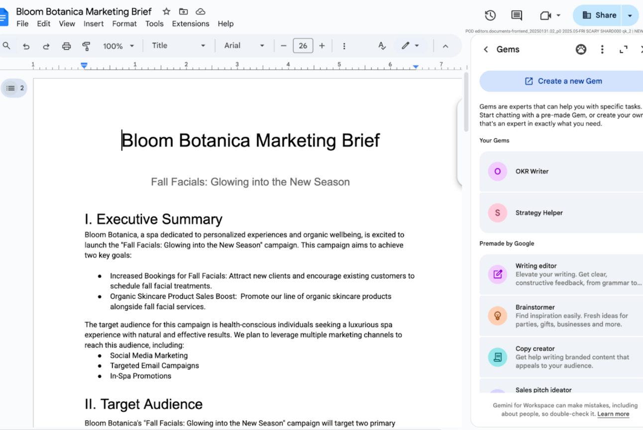 Gems Are Now Working Overtime Inside Google Workspace