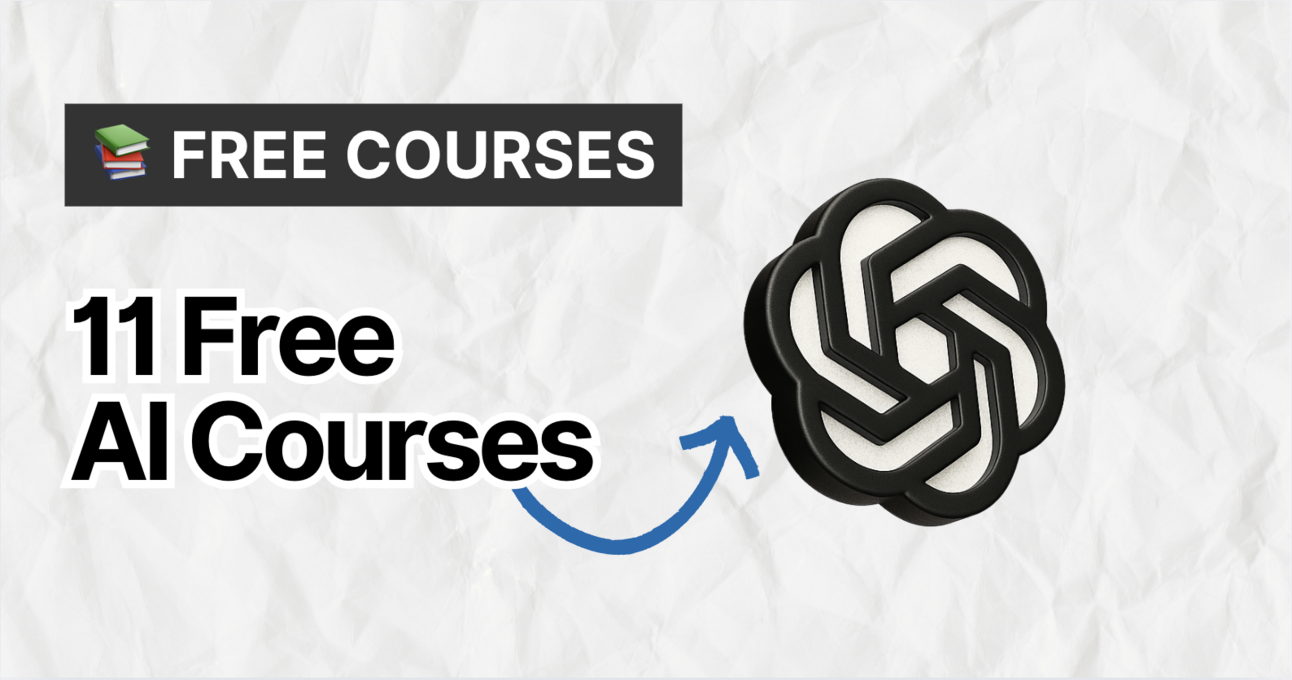 🚀 11 Free AI Courses to Master Generative AI in 2024