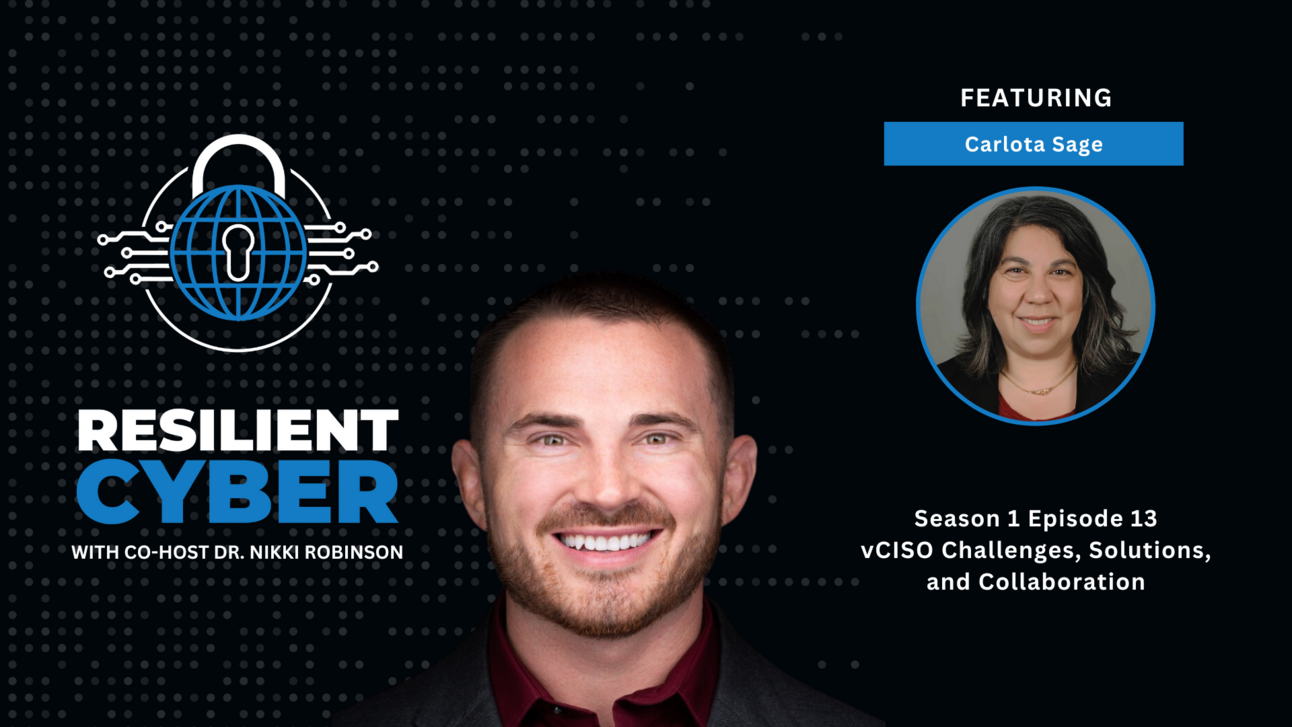 Resilient Cyber - Episode 13 - Carlota Sage
