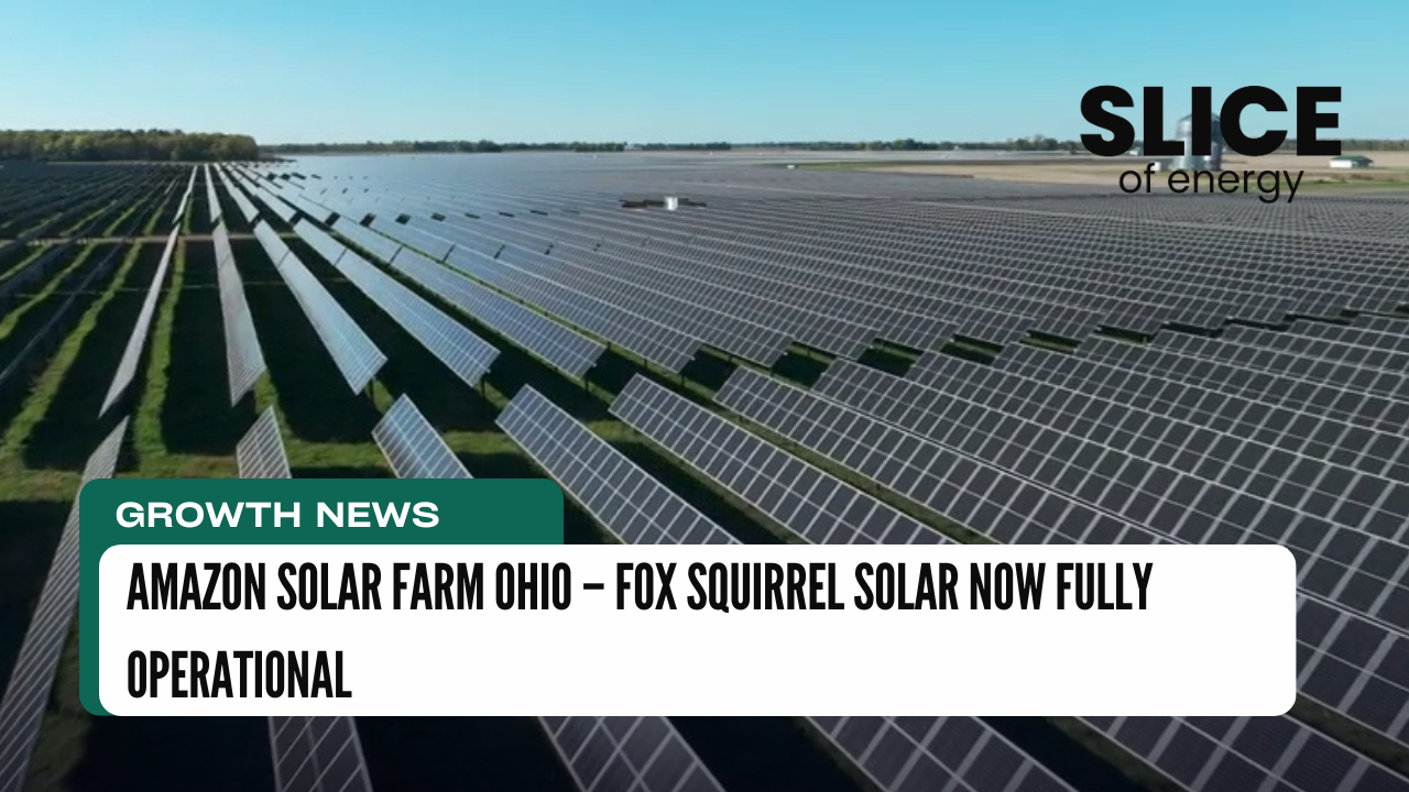 Amazon Solar Farm Ohio – Fox Squirrel Solar Now Fully Operational