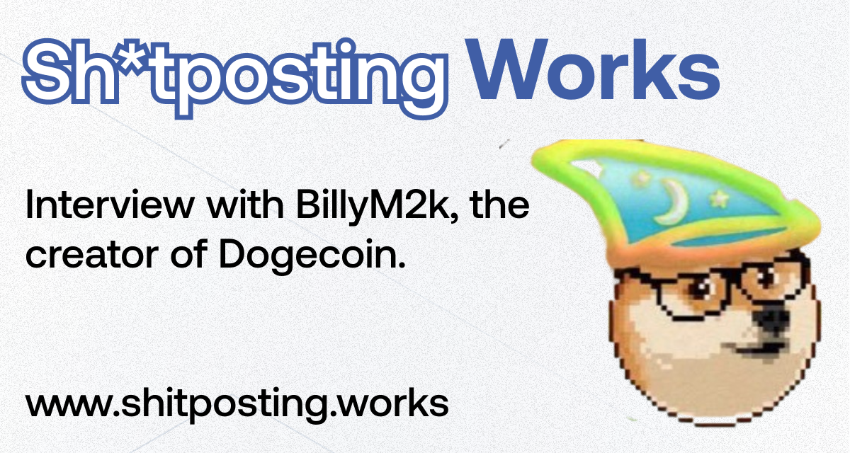 The creator of dogecoin, Billy Markus