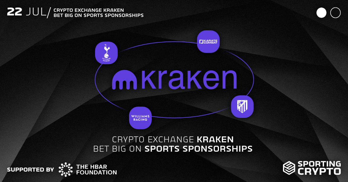 Crypto Exchange Kraken Bet Big on Sports Sponsorships