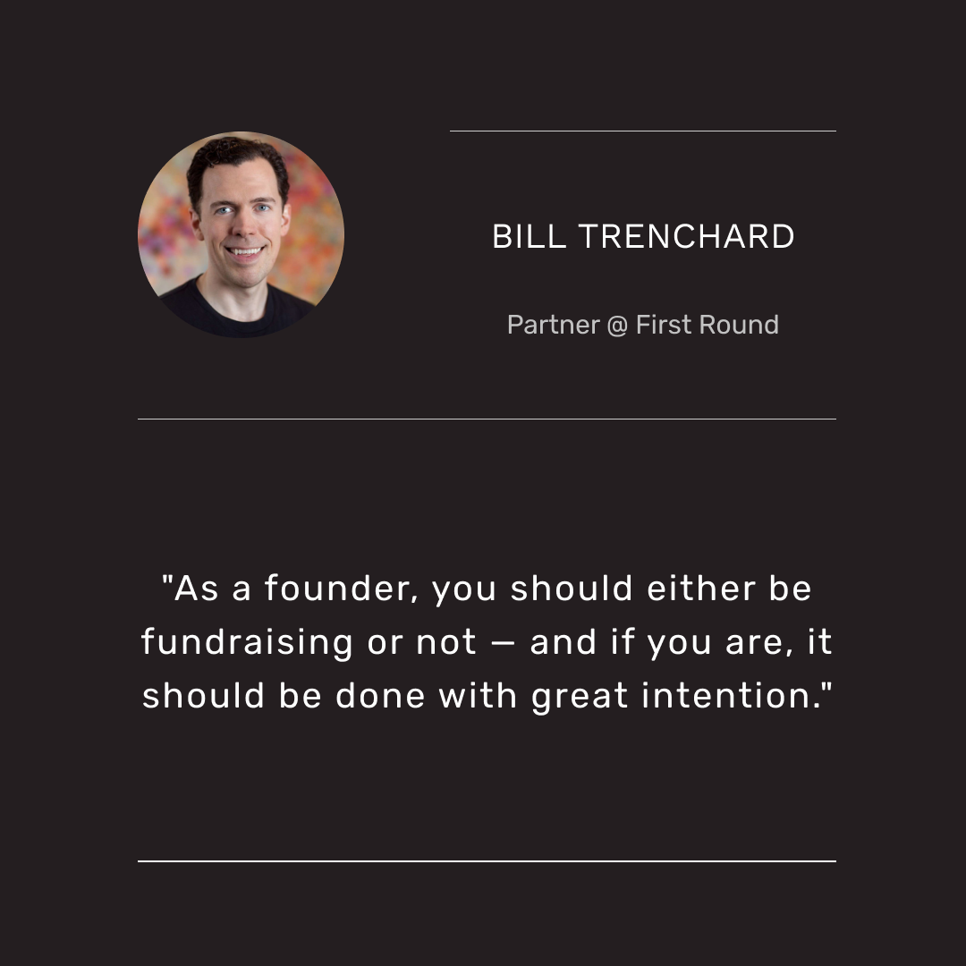 📶 9 Lessons from Bill Trenchard (Partner @ First Round Capital)