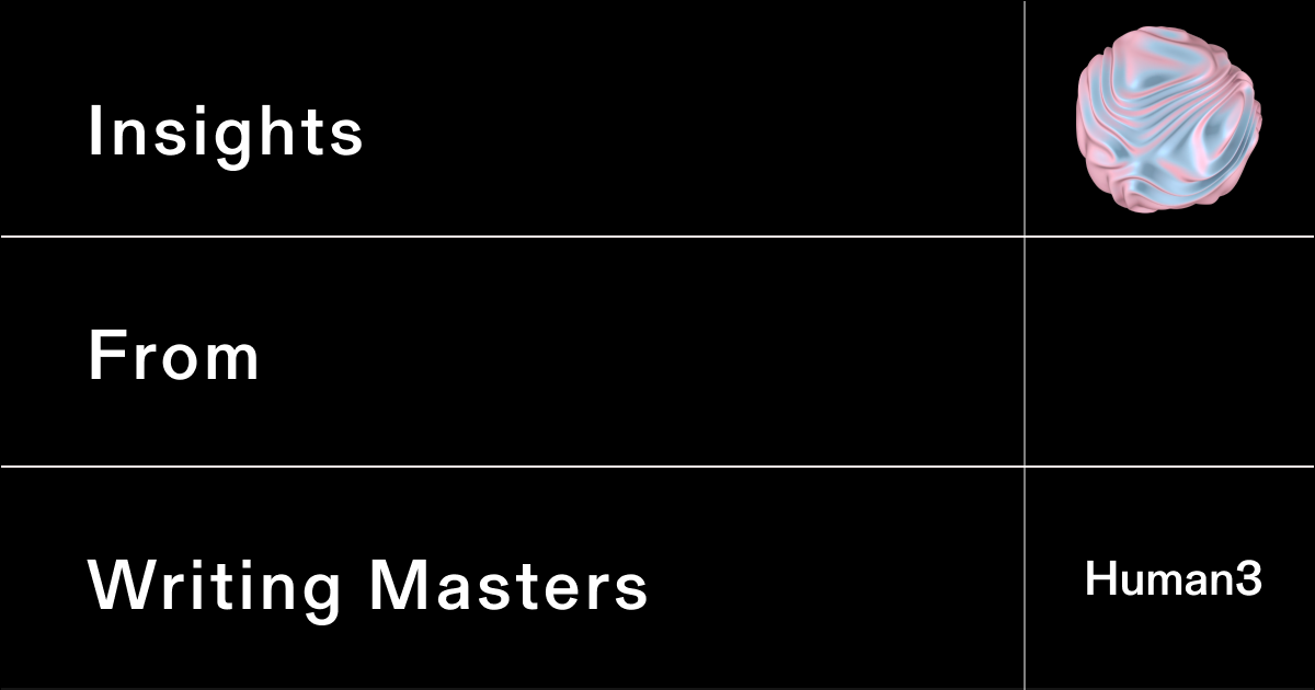 🏽 5 Insights from Writing Masters (Kevin Kelly, Tim Ferriss +)