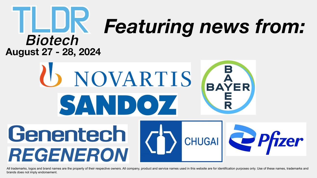Biotech & Pharma Updates | August 27 - 28, 2024