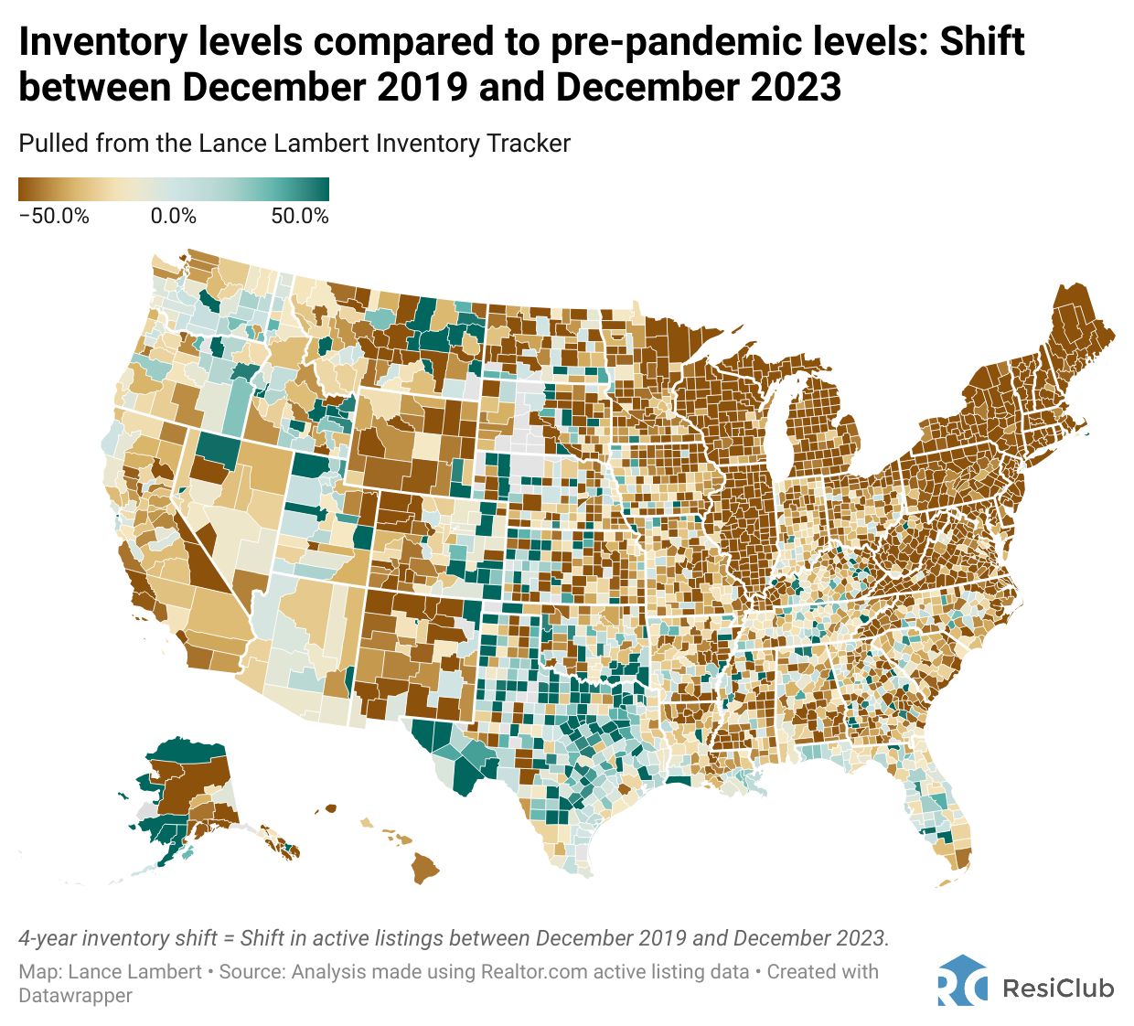 Housing market decoded: Inventory analysis for over 800 metros and ...