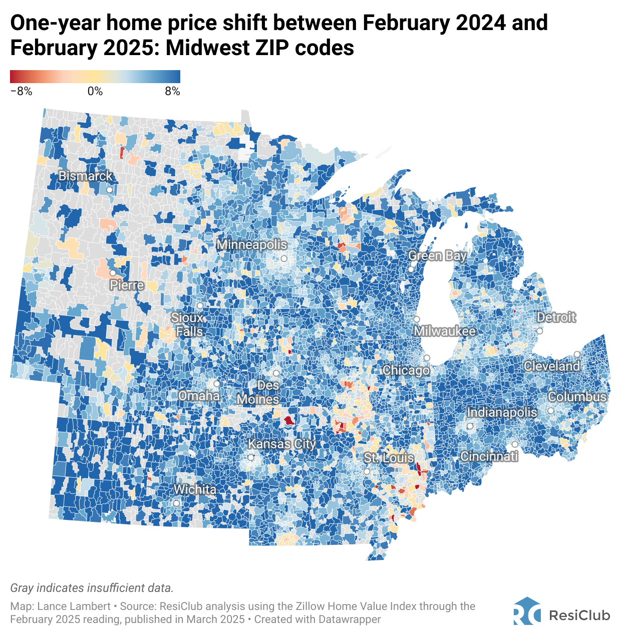 Home price analysis: +25,000 ZIP codes