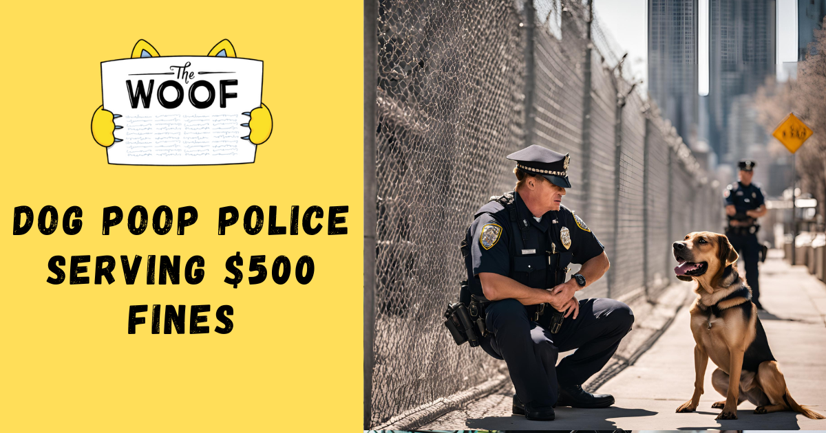 Dog Poop Police Serving $500 Fines
