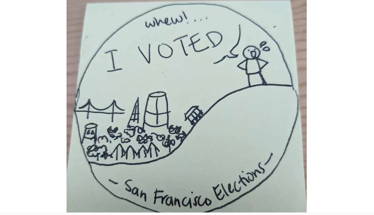 Artists: SF is Holding “I Voted!” Sticker Design Contest