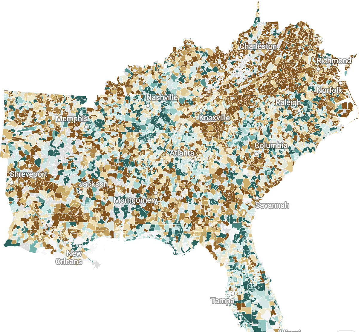 Housing market inventory analysis: +25,000 ZIP codes