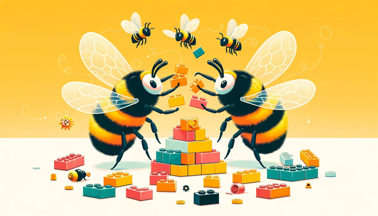 Bee-Ing Smart: How Bumblebees Use Teamwork to Succeed
