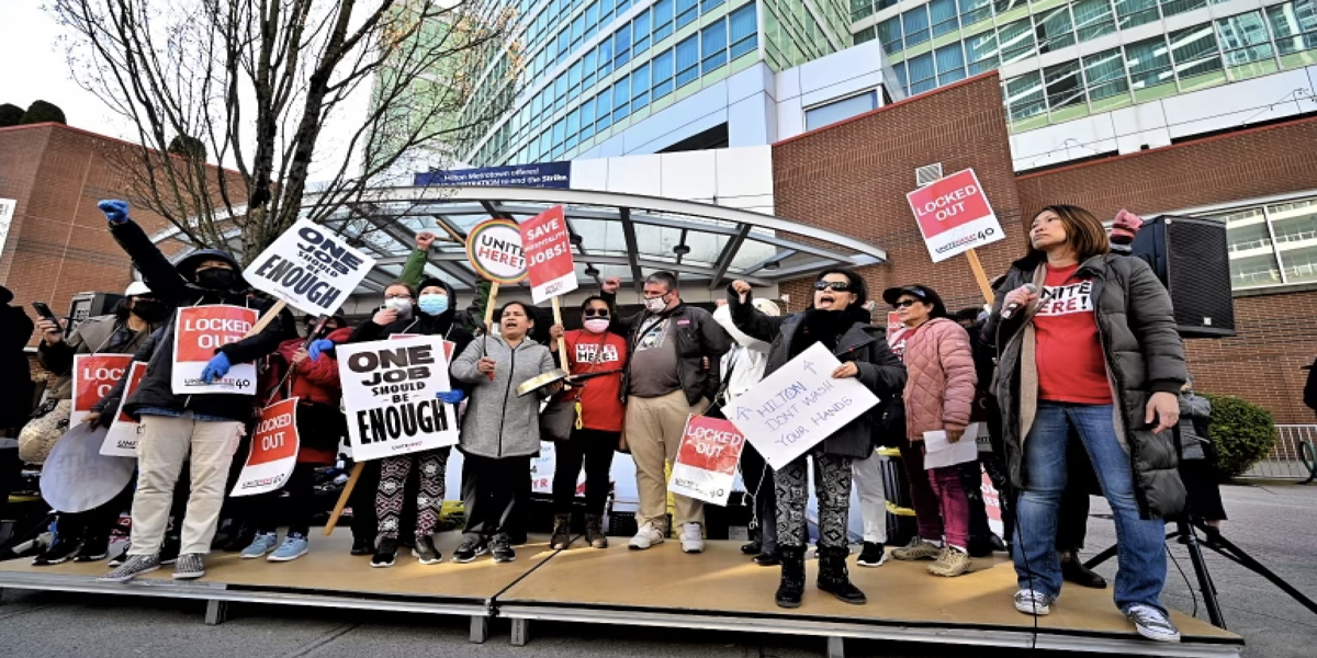 After 391 days on picket line, Hilton Metrotown staff to return to work ...