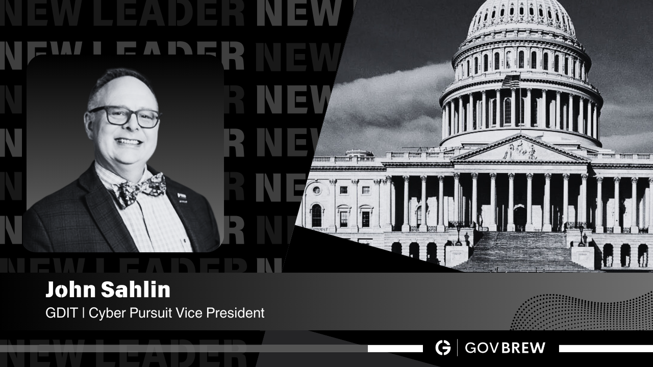 GDIT Appoints John Sahlin as Cyber Pursuit Vice President