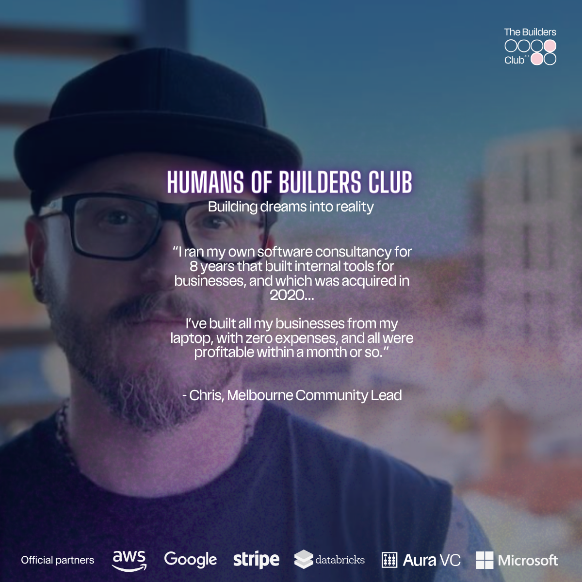 Edition 5: Humans of the Builder's Club