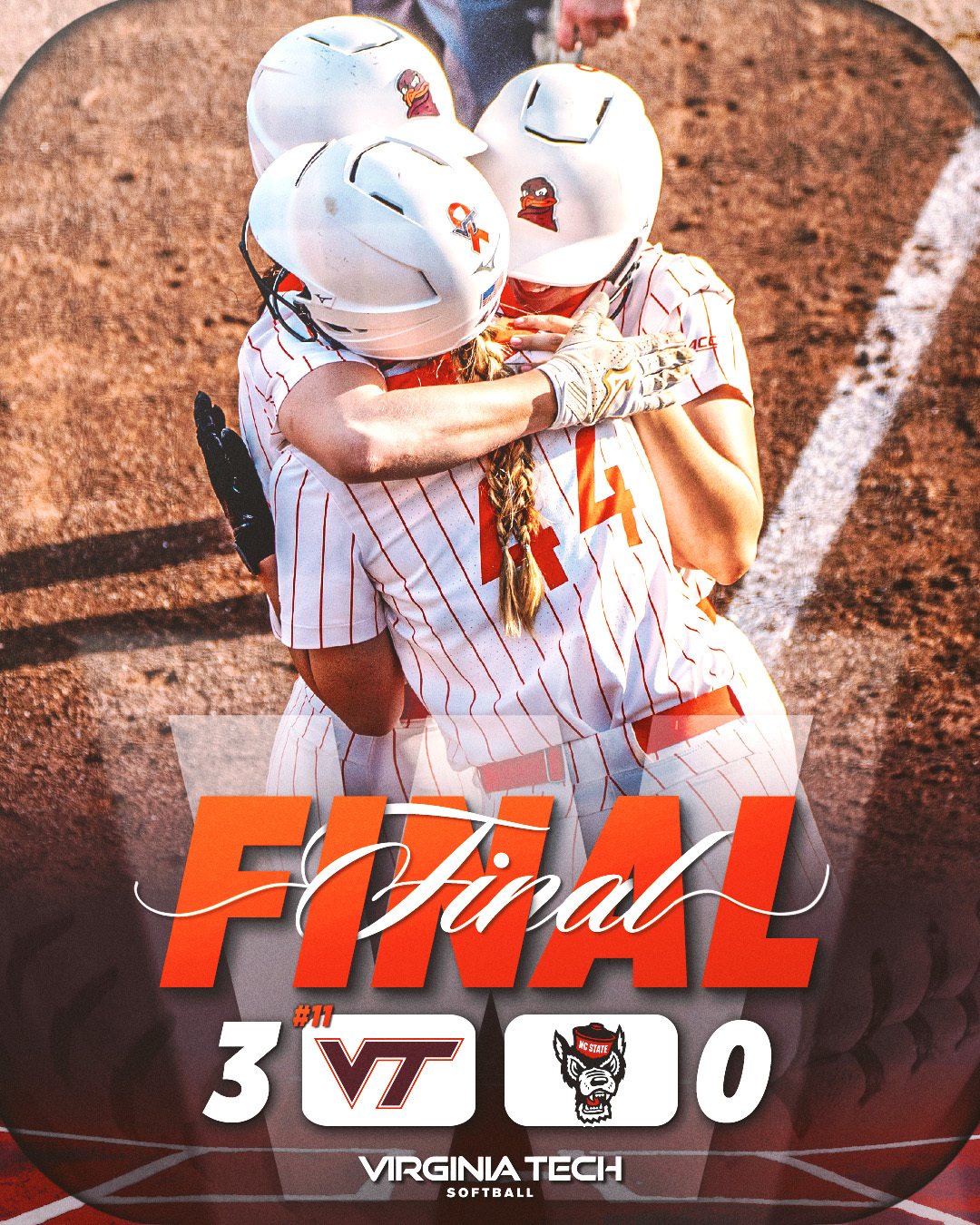 The Virginia Tech Hokies softball team won its series over NC State.