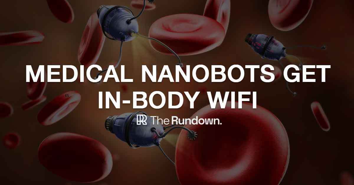 Medical nanobots inch closer to reality