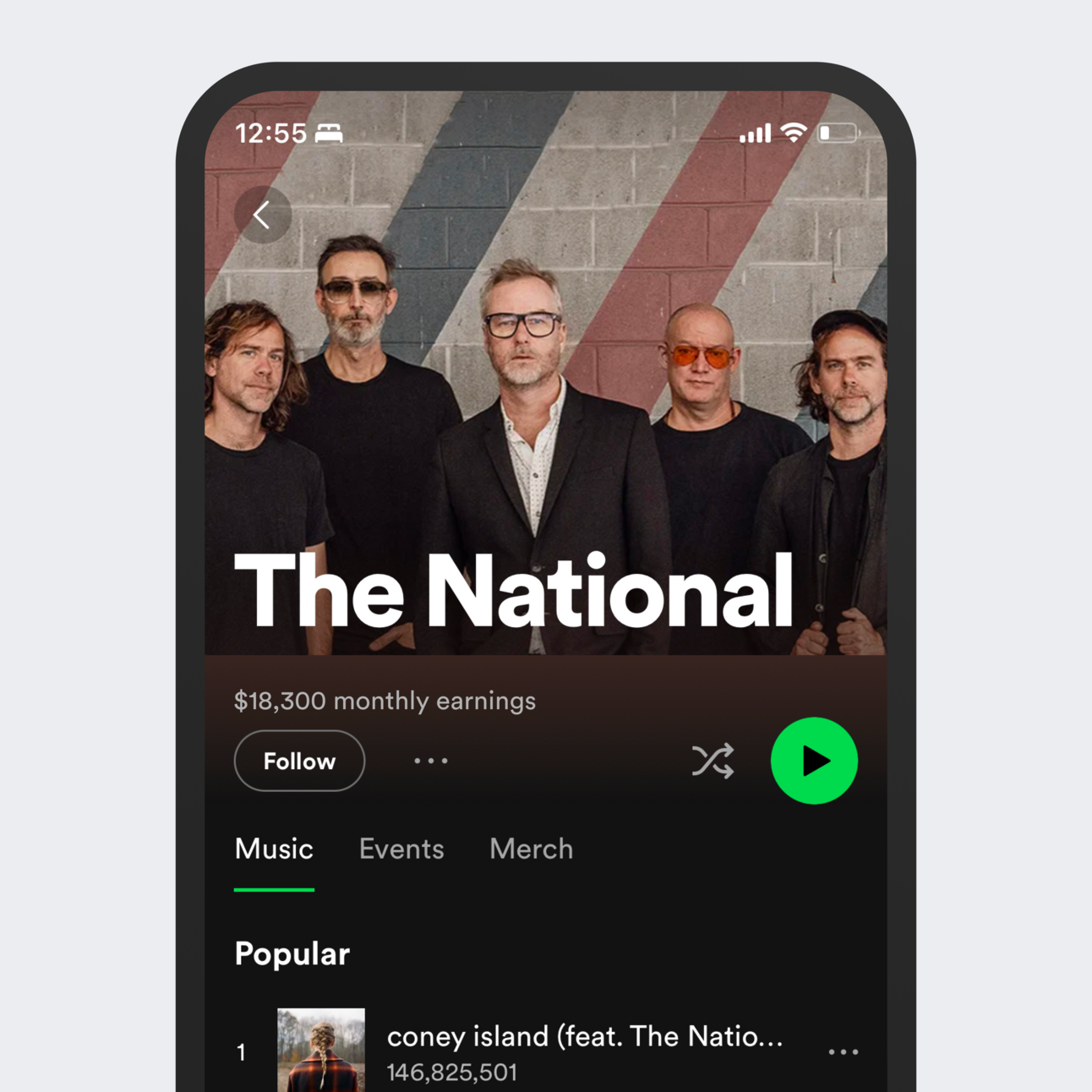 Spotify monthly earnings