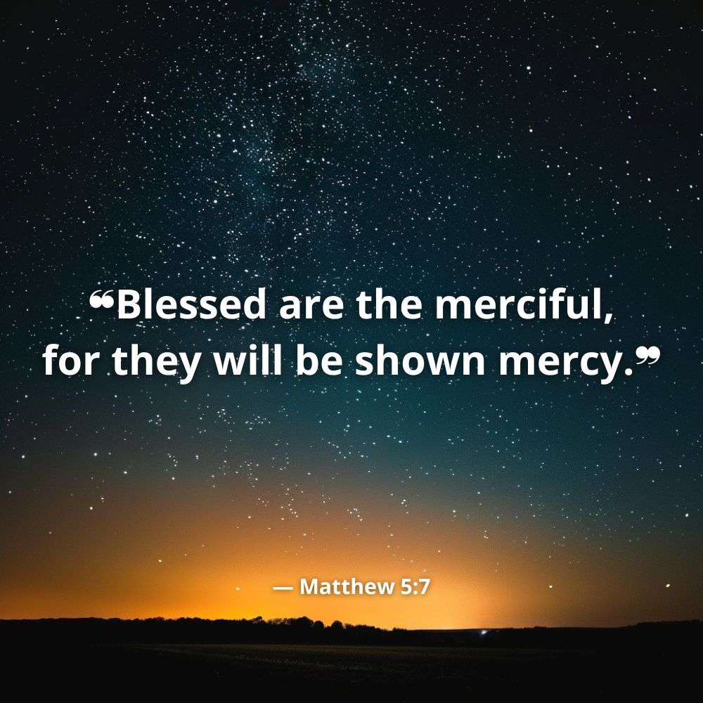 🙏 Verse of the Day: Matthew 5:7