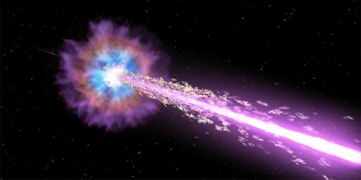 Do gamma-ray bursts flail around like an unattended firehose?