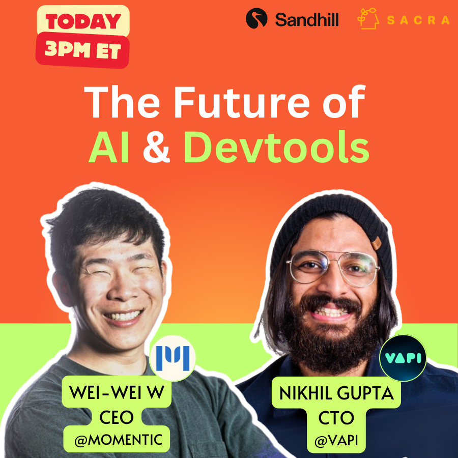 [Live Now] The Future of AI & Devtools
