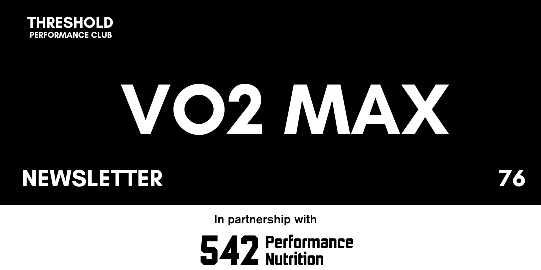 Threshold #76 | How To Enhance Your VO2 Max 😮‍💨