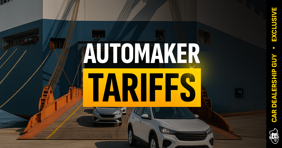 BREAKING: CDG's Automaker Tariff Tracker is here