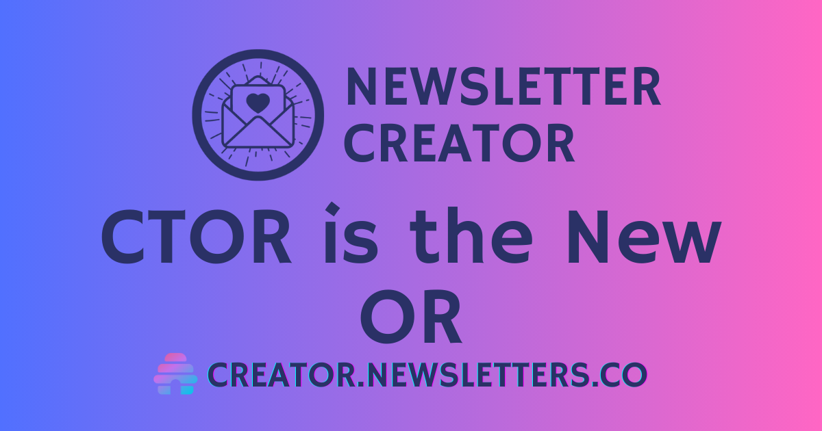 📊 CTOR is the new OR