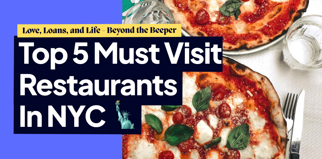 Top 5 Must Visit Restaurants in NYC