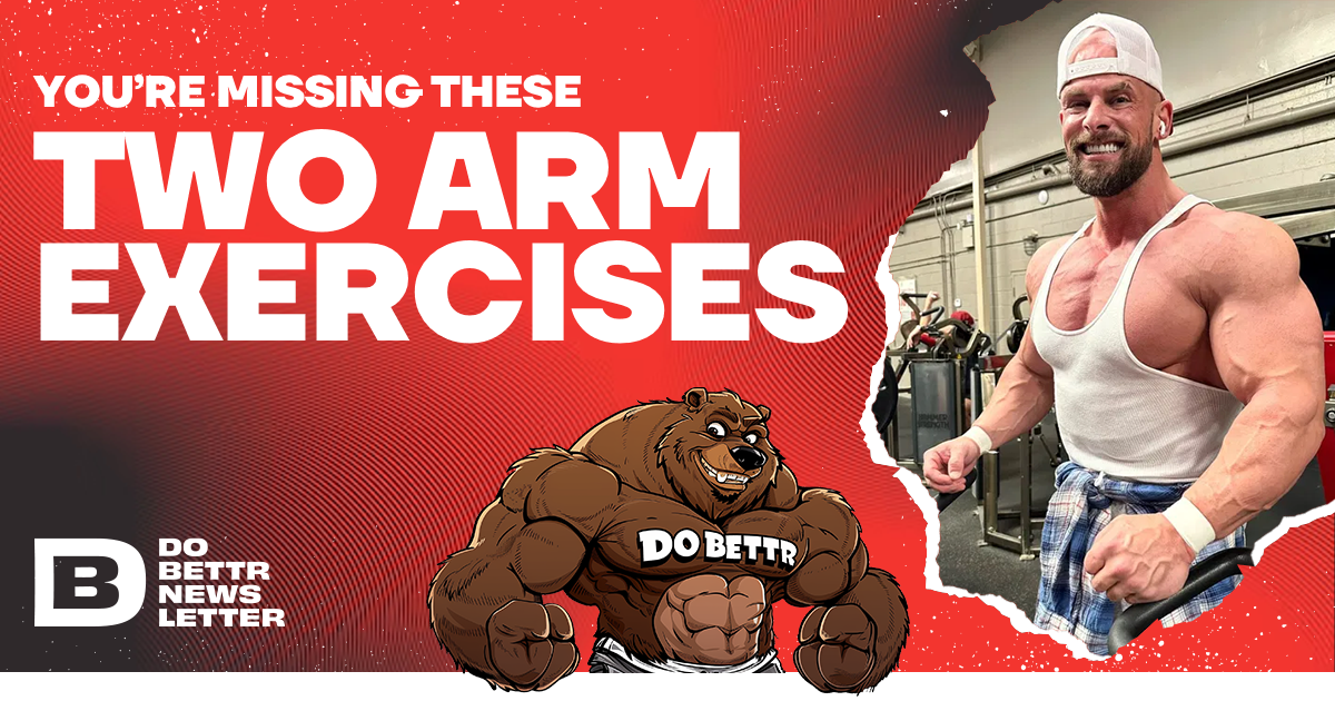 👊 2 ARM EXERCISES YOU'RE MISSING OUT ON