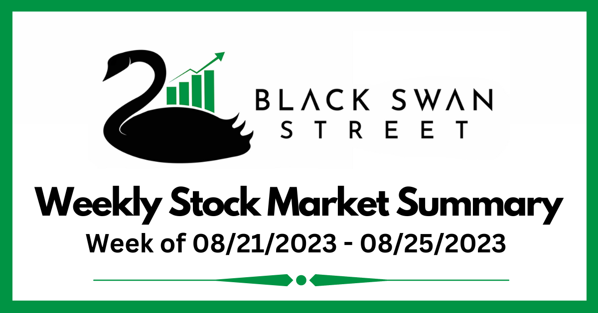 Weekly Stock Market Summary (Aug 21st - Aug 25th 2023)
