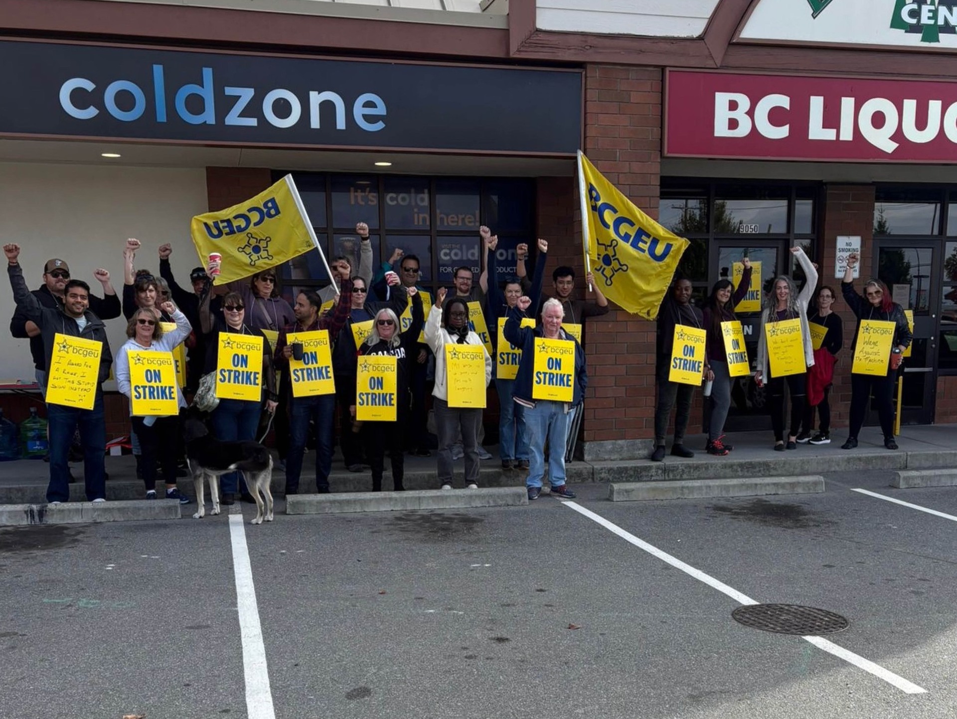 Oct 9 - BCGEU strike hits remaining provincial liquor stores