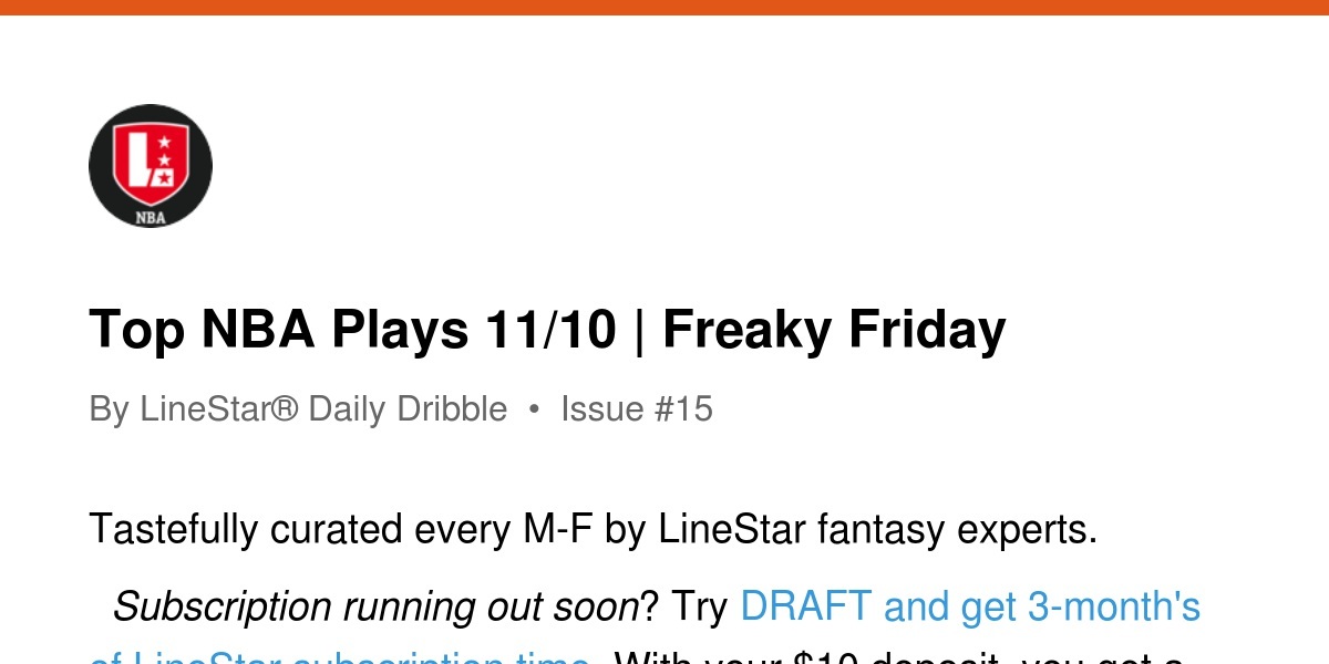 Top NBA Plays 11/10 | Freaky Friday 🐳