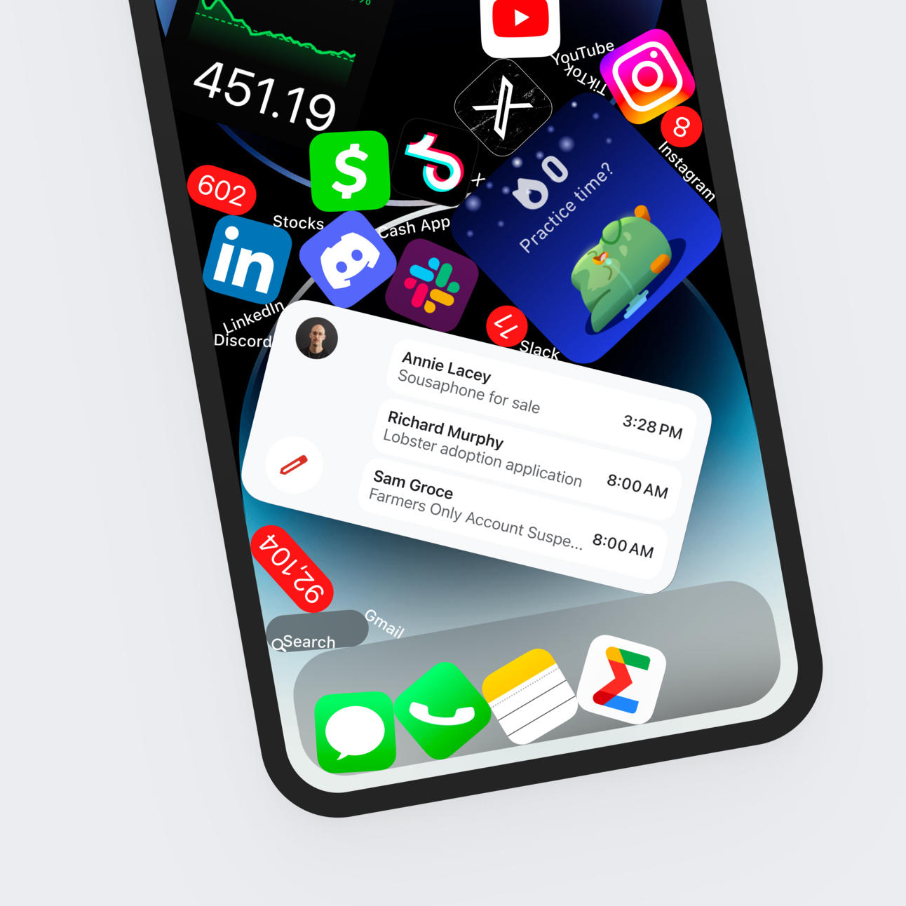 iOS with gravity