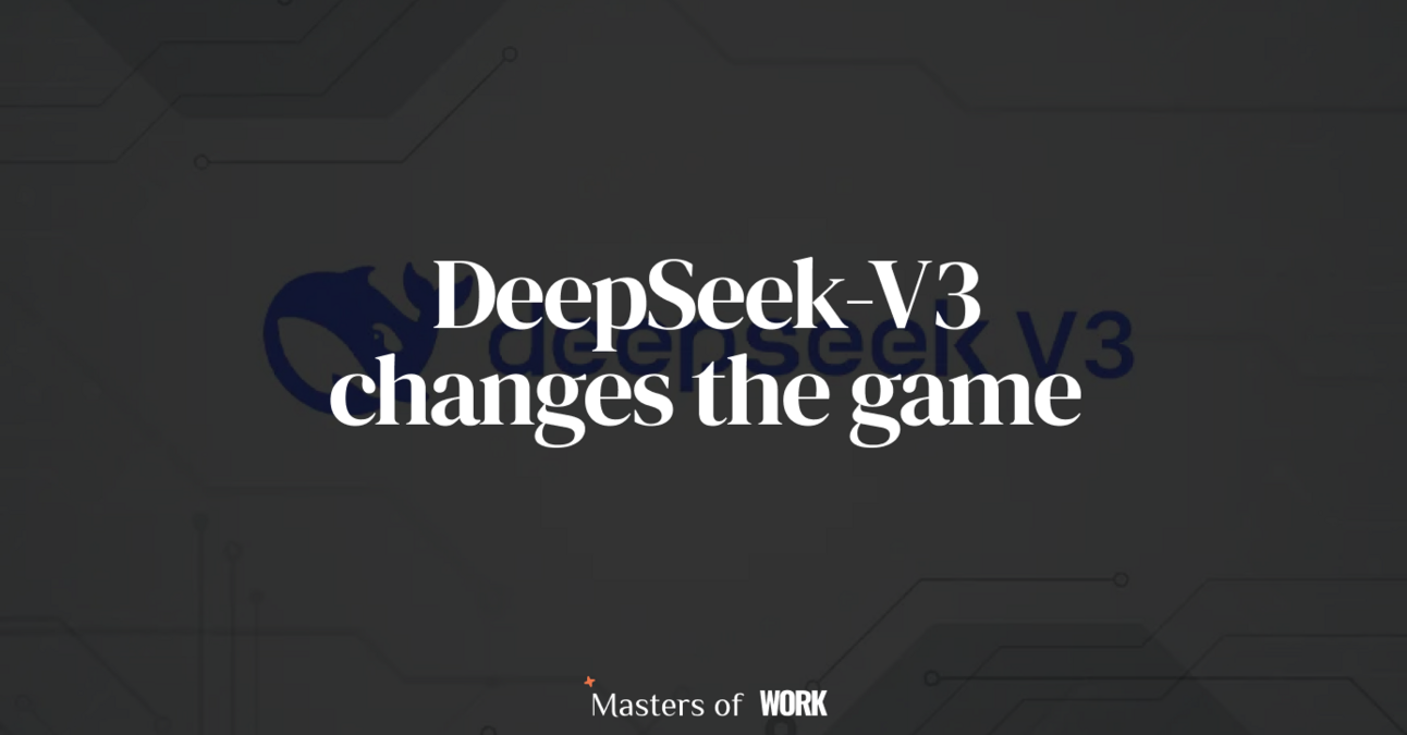 DeepSeek-V3 changes the game