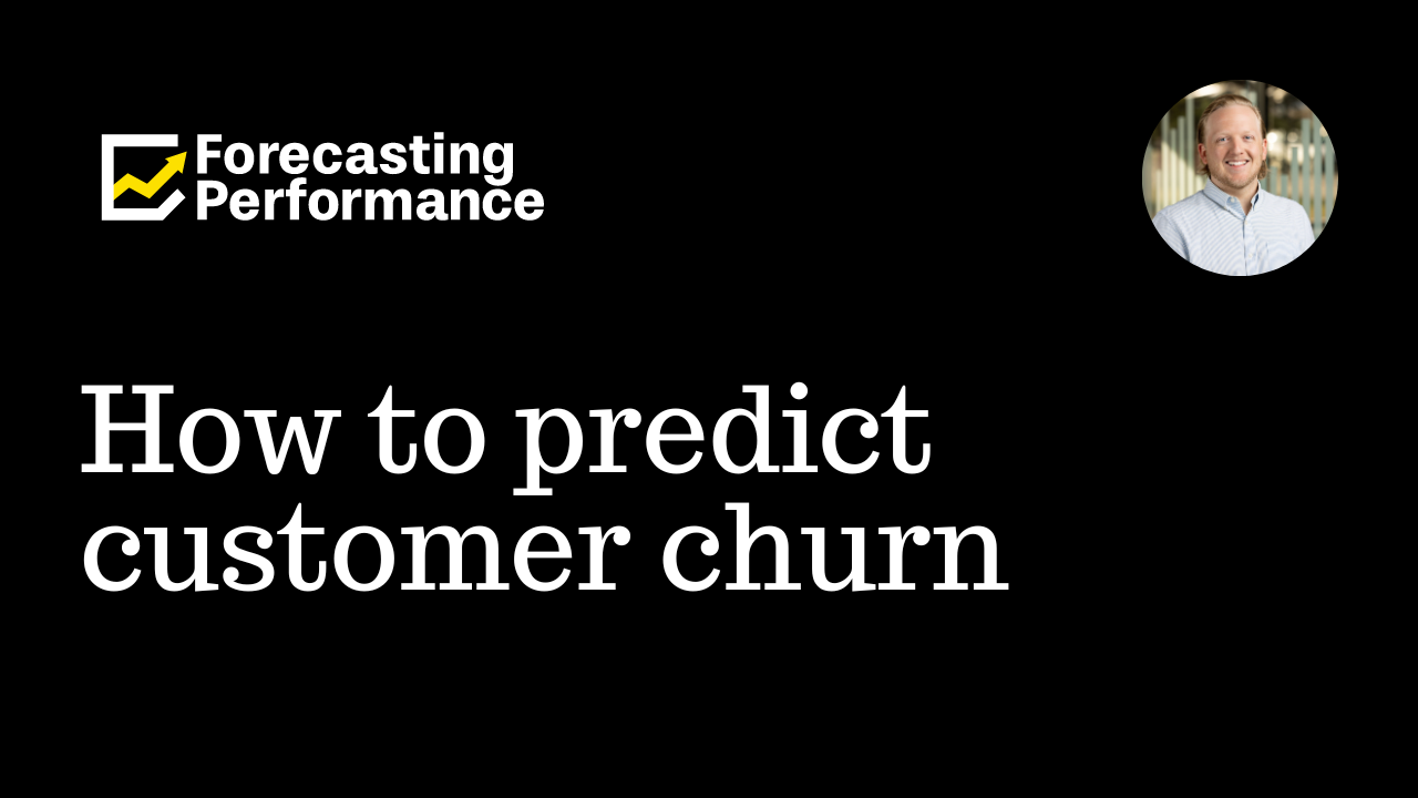 Predicting customer churn