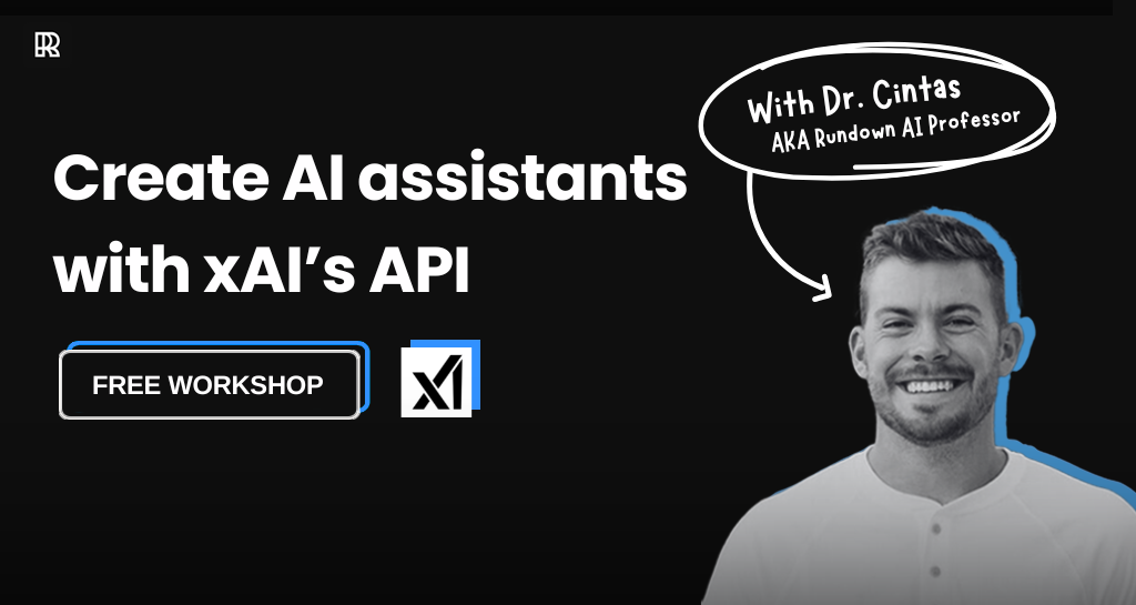 🤖 Build your own custom xAI assistant [Free Workshop]