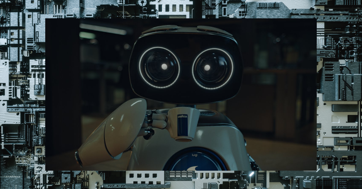 Lavazza uses a robot to remind us what it means to be human