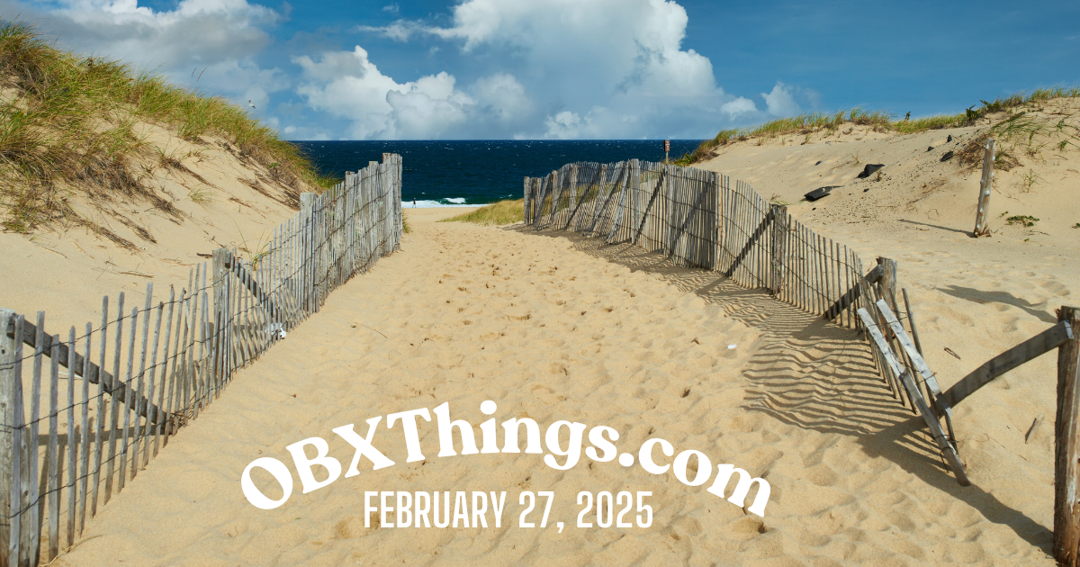 Things to Do on the OBX - February 27th
