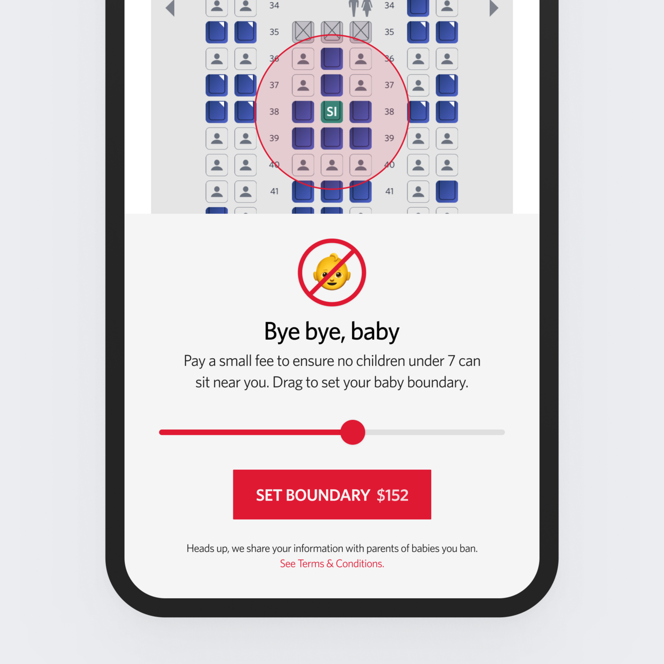 Delta "Baby Ban" option