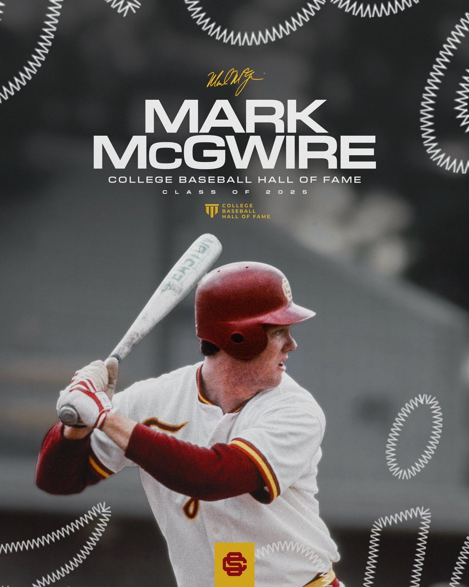 Former USC Trojan baseball player Mark McGwire got inducted into the ...