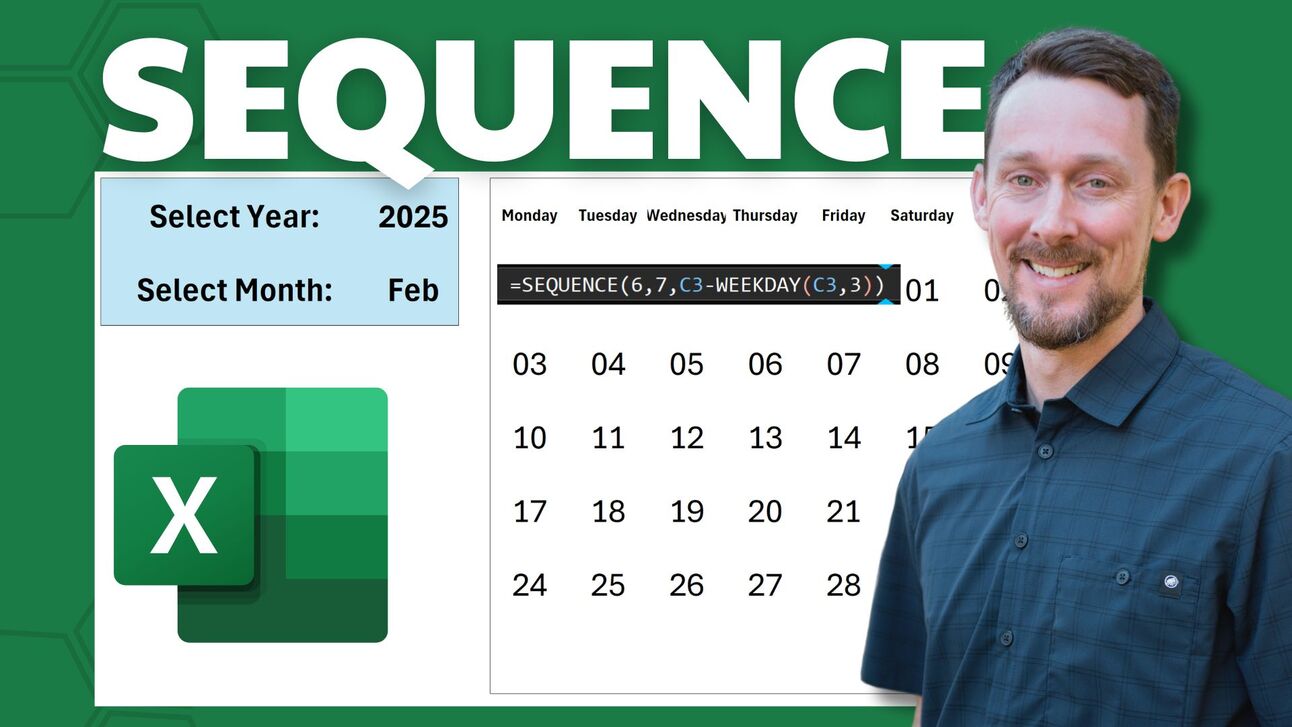 Make a Calendar in Excel